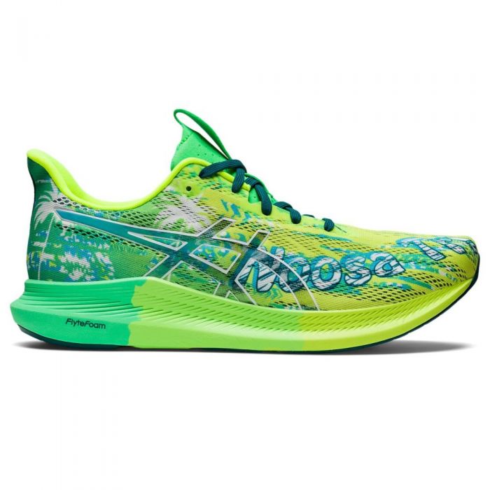 Stockschlag dein Unihockey Shop Asics Noosa Tri 14 Men safety yellow white
